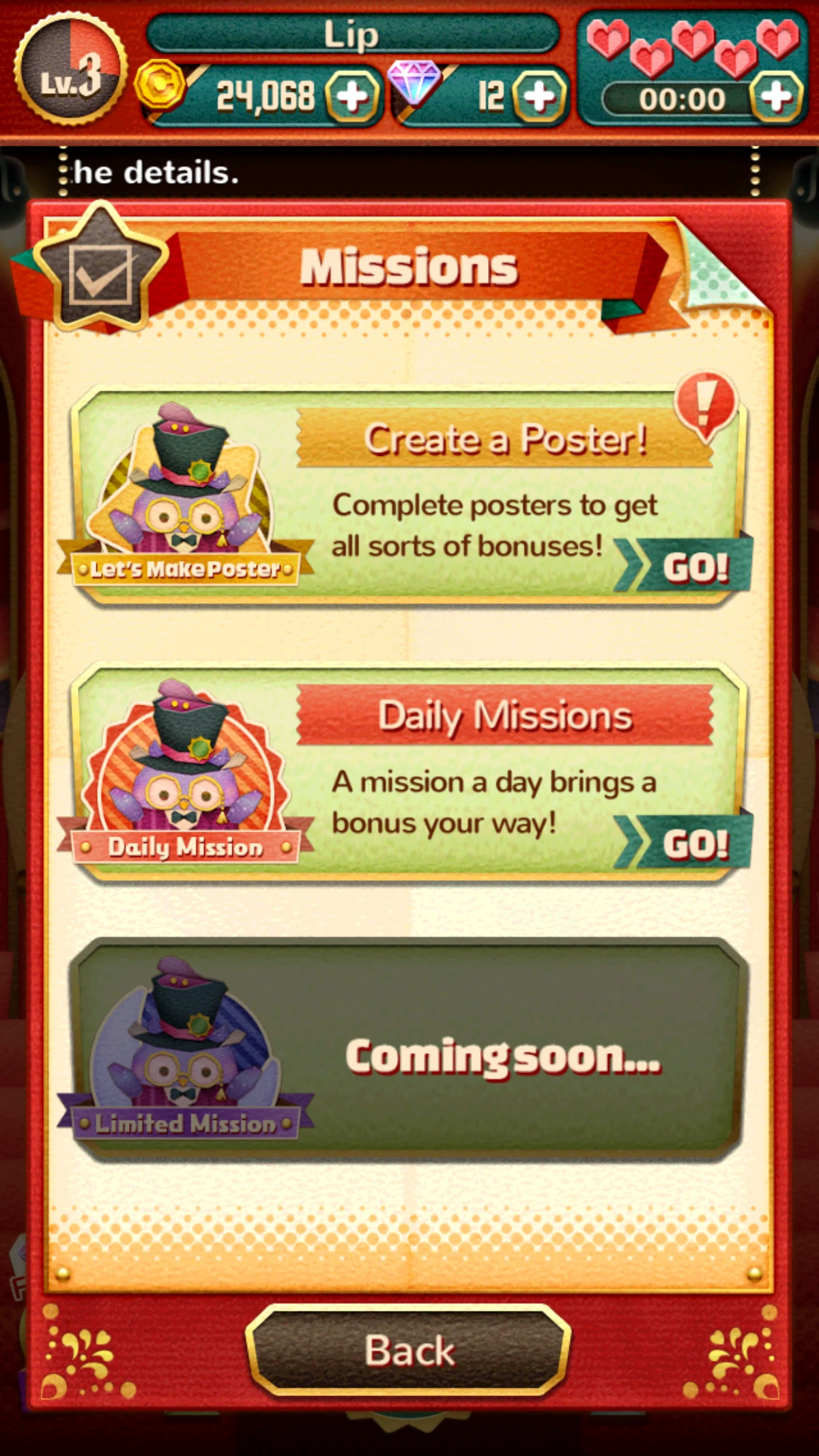 Missions | Fantasy Theater Global Wikia | Fandom