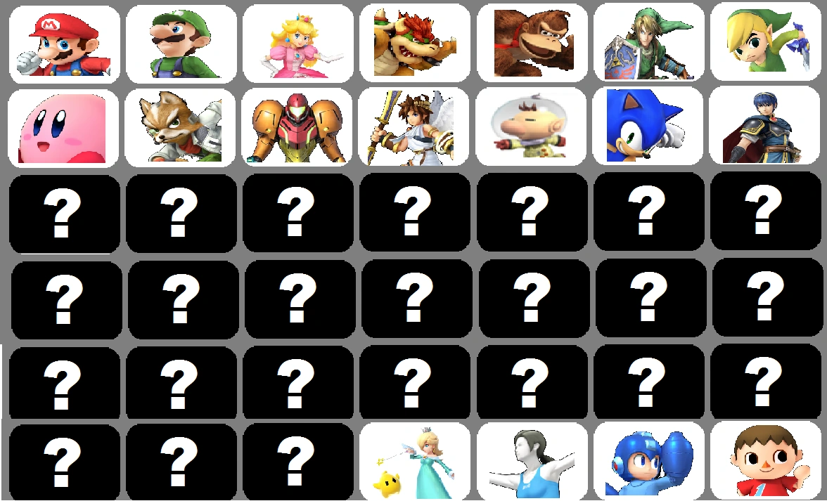 Super Smash Bros 4 Characters Confirmed