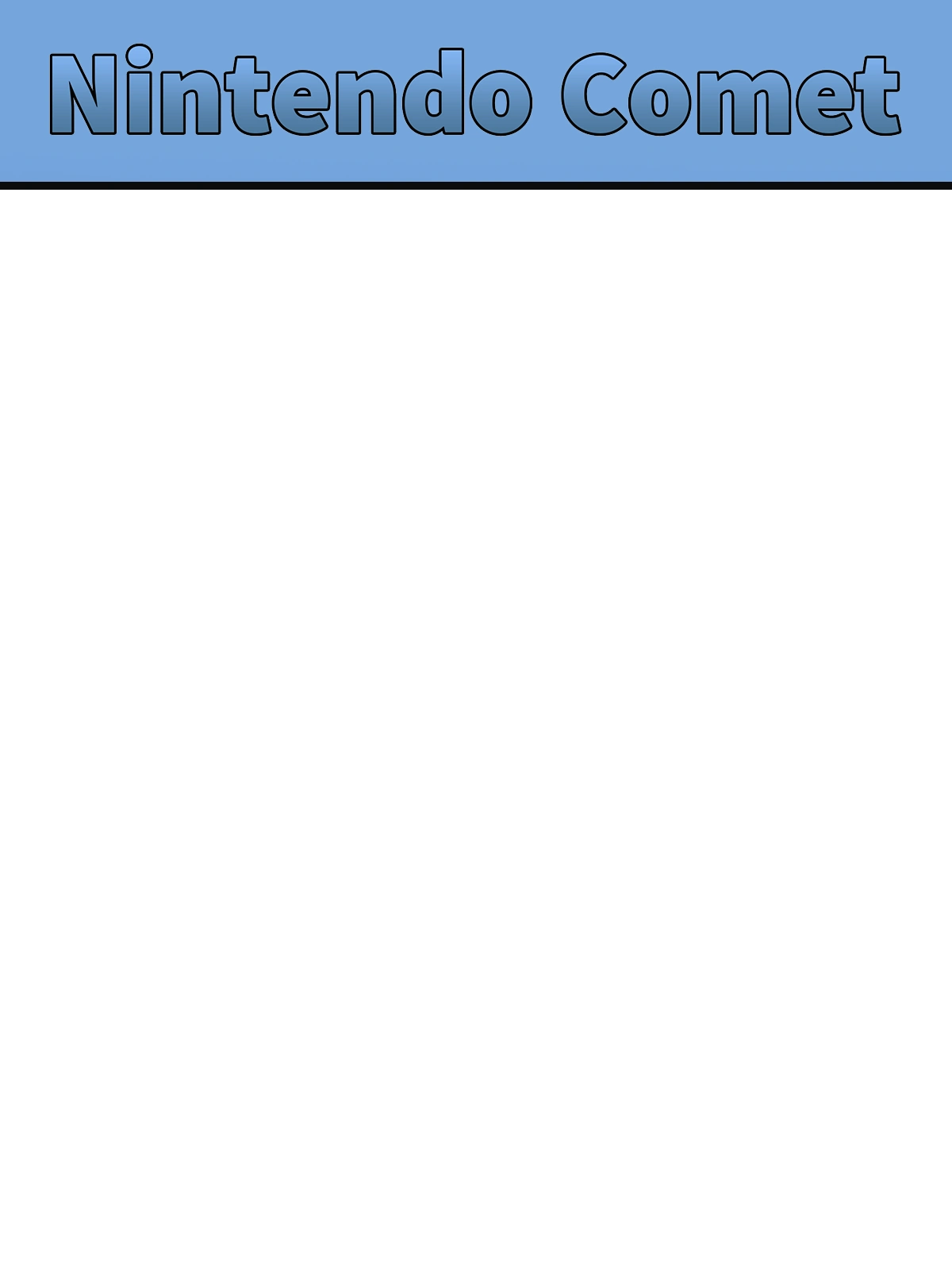 Nintendo Comet | Fantendo - Game Ideas & More | Fandom