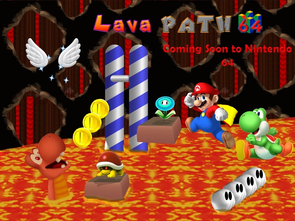 Fantendo Holiday Showcase 2012/MarioGameChampion/Lava Path 64 ...