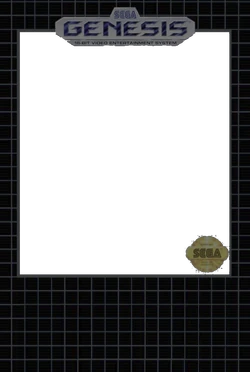 Sega Genesis Box Art Template