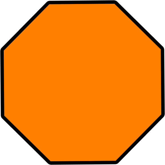 Orange Octagon