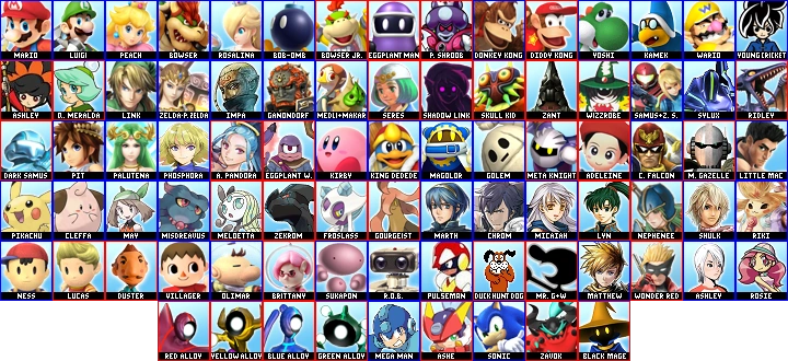 User blog:ValkyriePyra/Smash Roster Idea Thingy | Fantendo - Game Ideas ...
