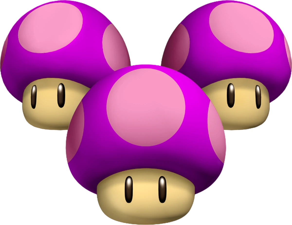 Triple Poison Mushroom | Fantendo - Game Ideas & More | Fandom