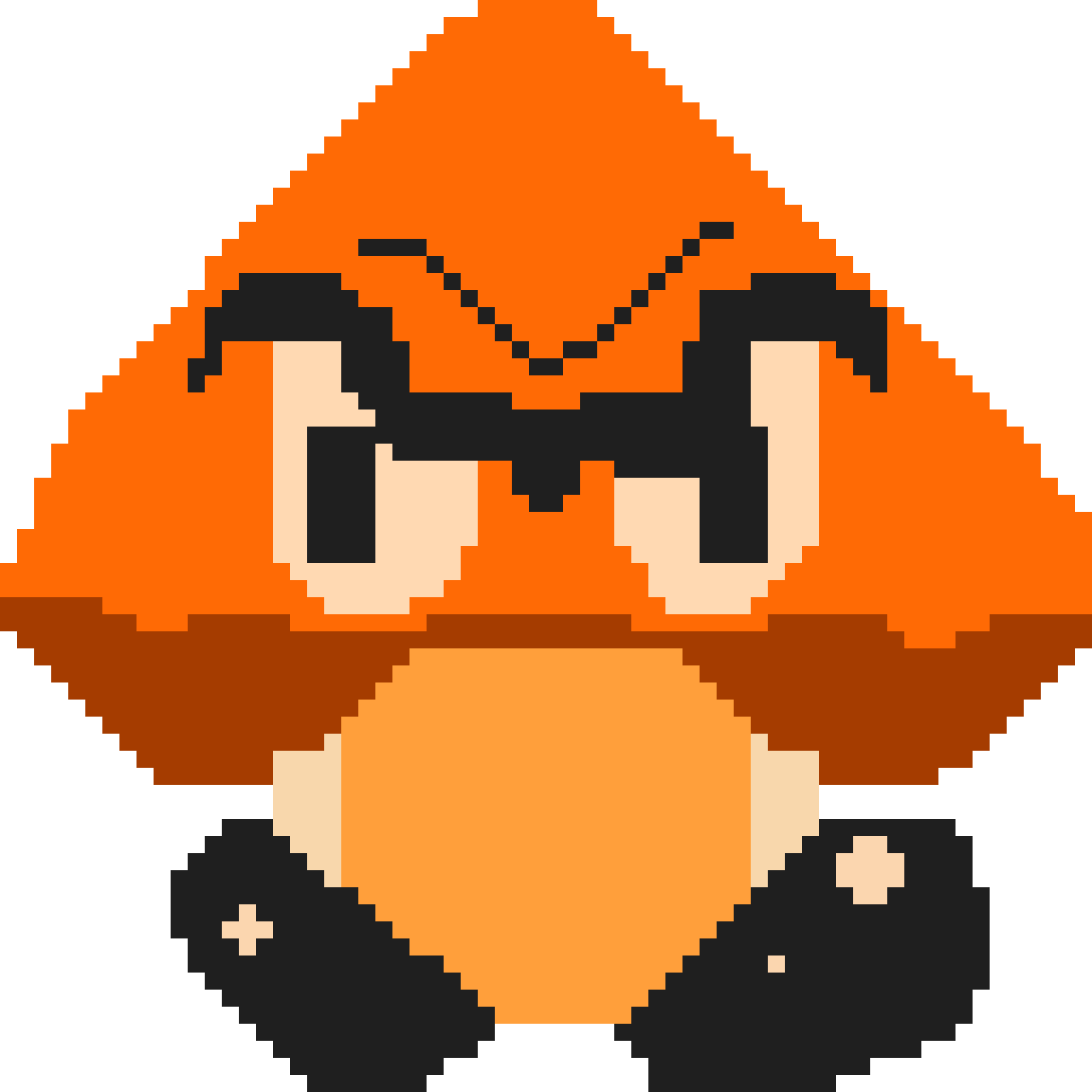 Mario 8 Bit Goomba