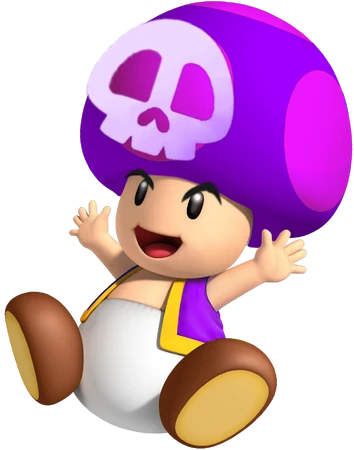 Purple Toad From Mario
