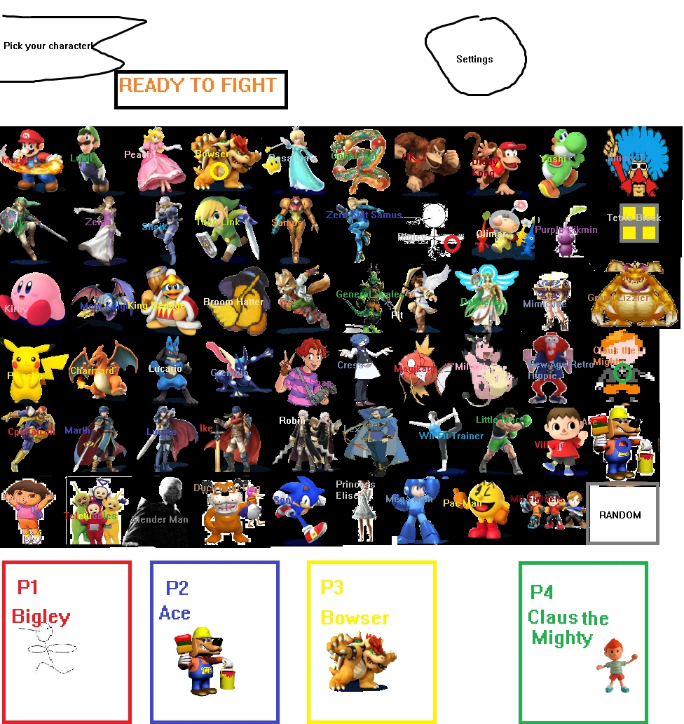Super Smash Bros 4 Characters Leak