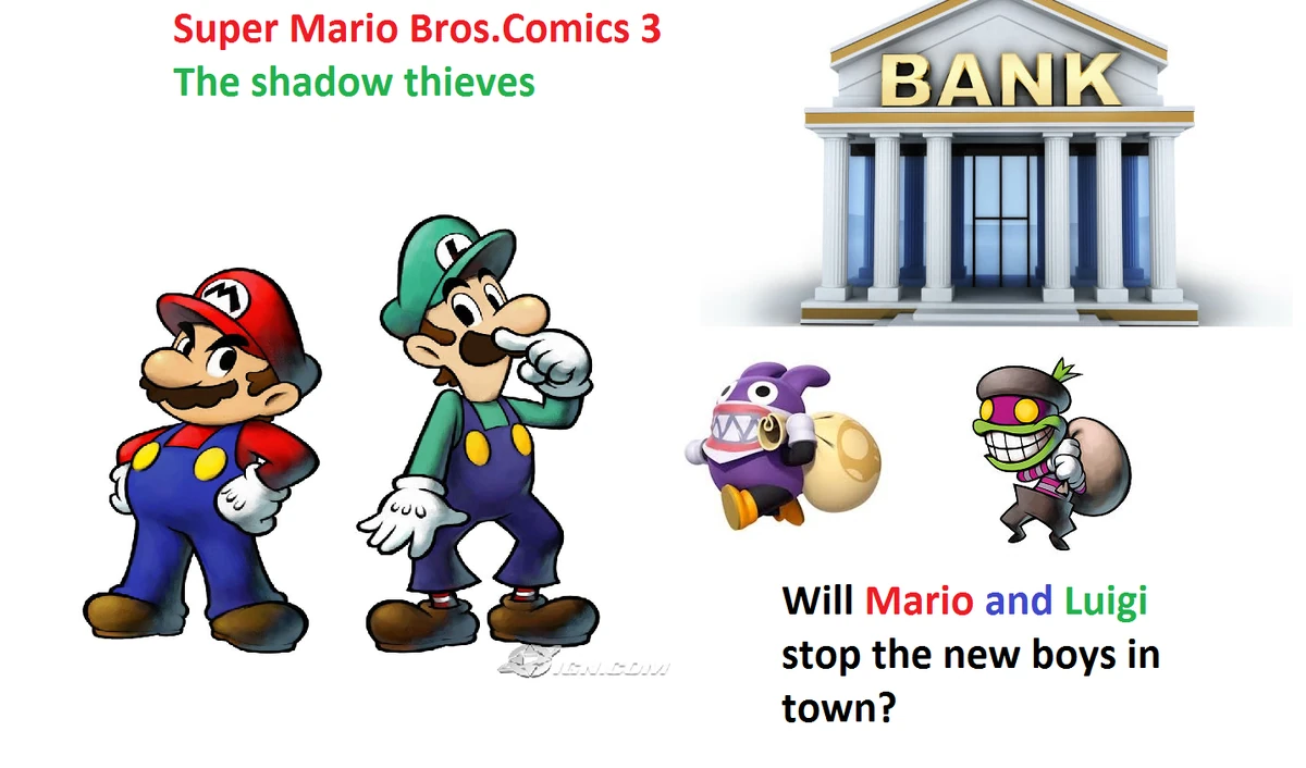 Super Mario Bros.Comics 3:The Shadow Thieves | Fantendo - Game Ideas ...