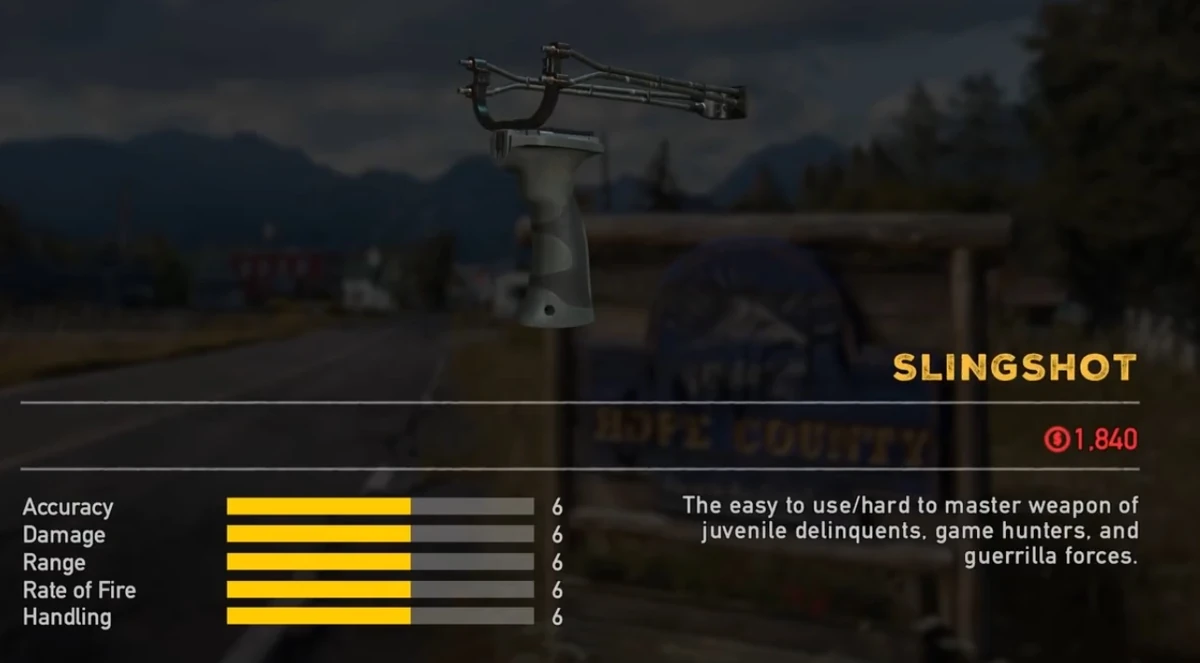 Slingshot | Far Cry Wiki | Fandom