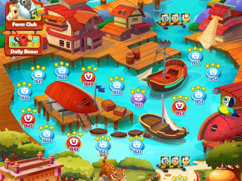 Pirate Towns | Farm Heroes Saga Wiki | Fandom
