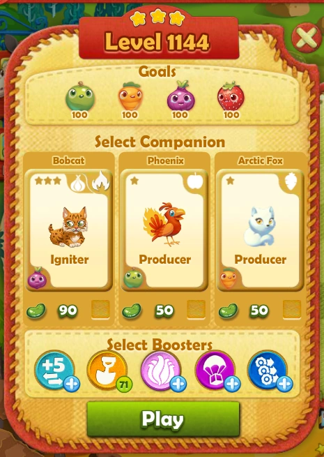 Level 1144 | Farm Heroes Saga Wiki | Fandom