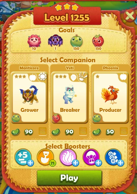 Level 1255 | Farm Heroes Saga Wiki | Fandom