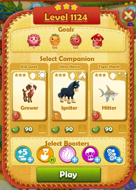 Level 1124 | Farm Heroes Saga Wiki | Fandom