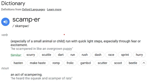 Scamper | Farmers Market Wiki | Fandom