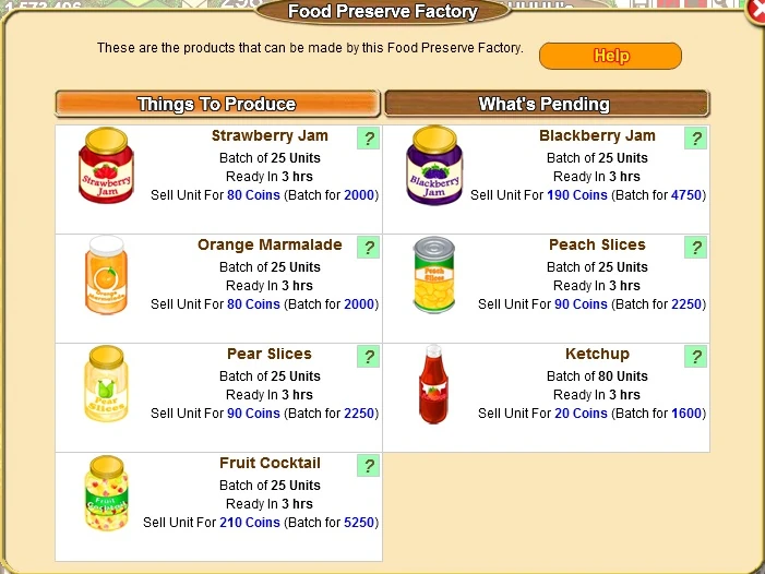 Food Preserve Factory | Farm town Wiki | Fandom