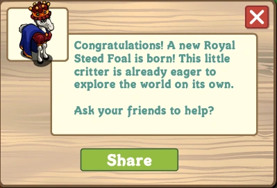 Royal Steed Foal | FarmVille Wiki | Fandom