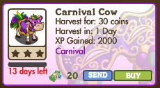 Carnival Cow | FarmVille Wiki | Fandom