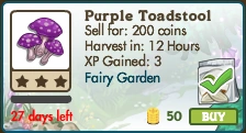 Purple Toadstool | FarmVille Wiki | Fandom