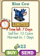 Blue Cow | FarmVille Wiki | Fandom