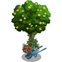 Wheelbarrow Planter Tree | FarmVille Wiki | Fandom