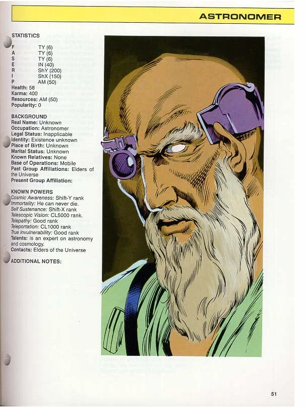 Astronomer | FASERIP Wiki | Fandom