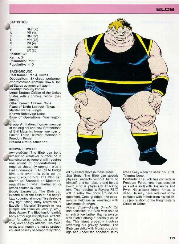 Blob | FASERIP Wiki | Fandom