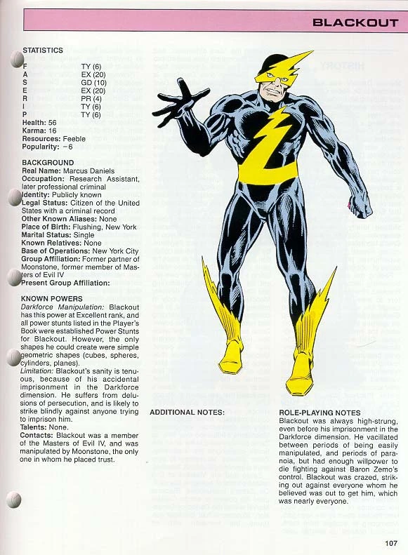 Blackout | FASERIP Wiki | Fandom