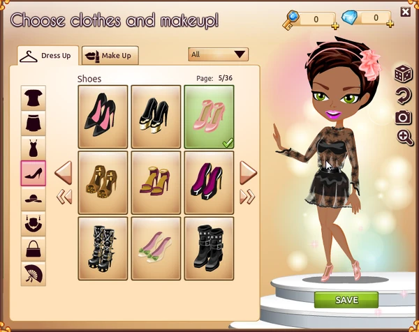 Dress-up Menu | Fashland Wiki | Fandom
