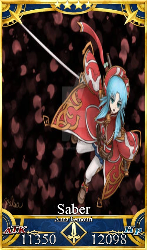 Saber (Fate/Crossover - Anna Lemouri) | Fate/Crossover Wiki | Fandom
