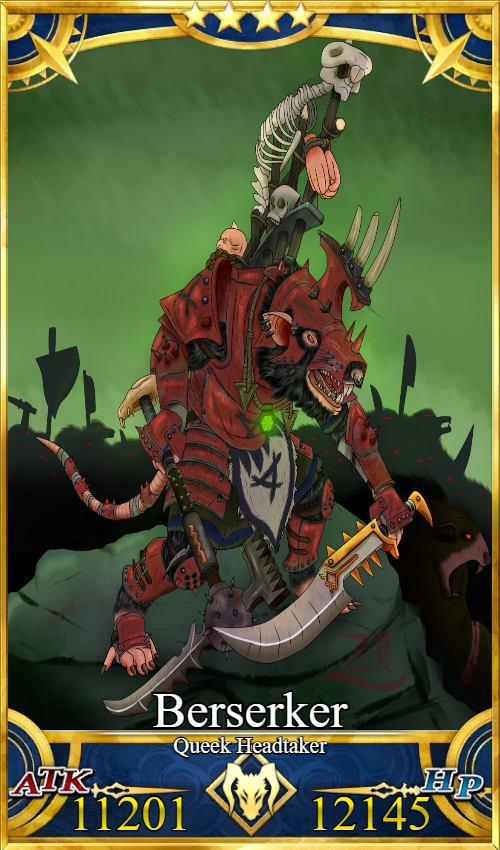 Berserker Fatecrossover Queek Headtaker Fatecrossover Wiki Fandom