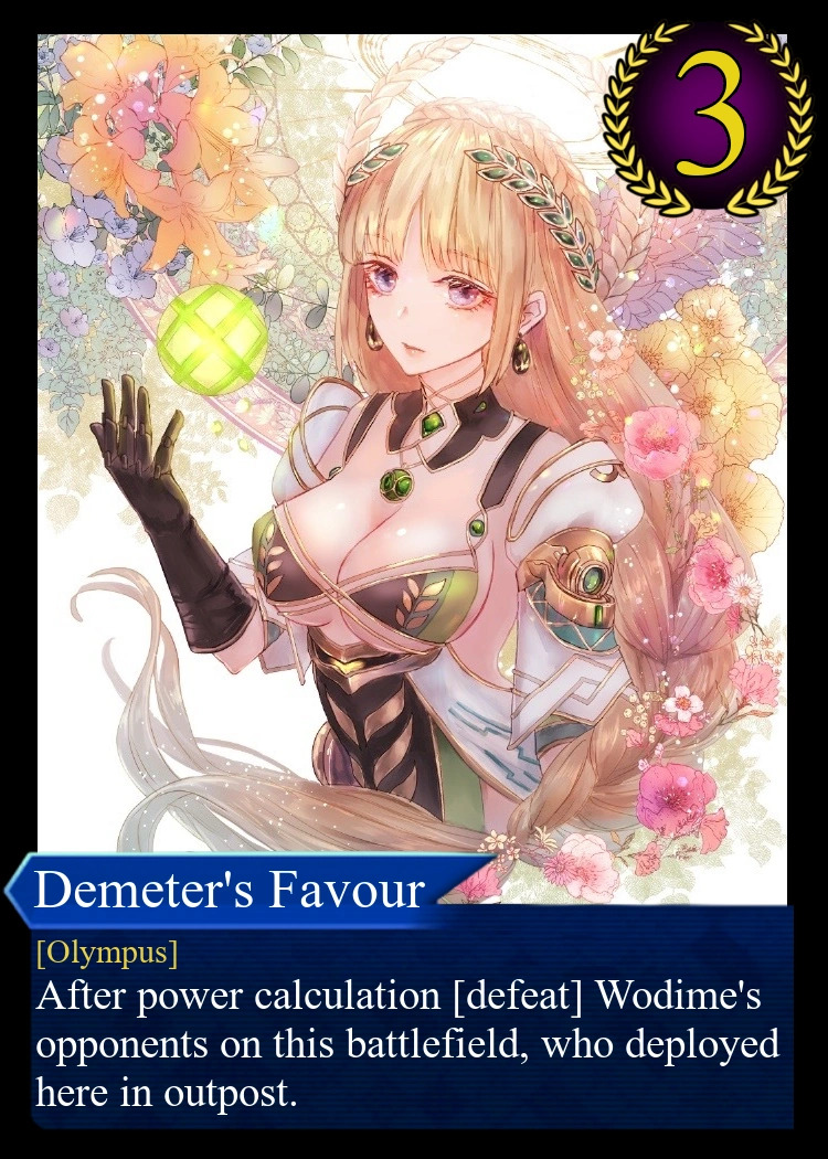 Demeter's Favour | Fate/Domination Wiki | Fandom
