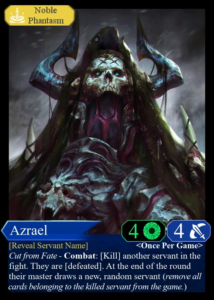 Azrael (Cut From Fate) | Fate/Domination Wiki | Fandom