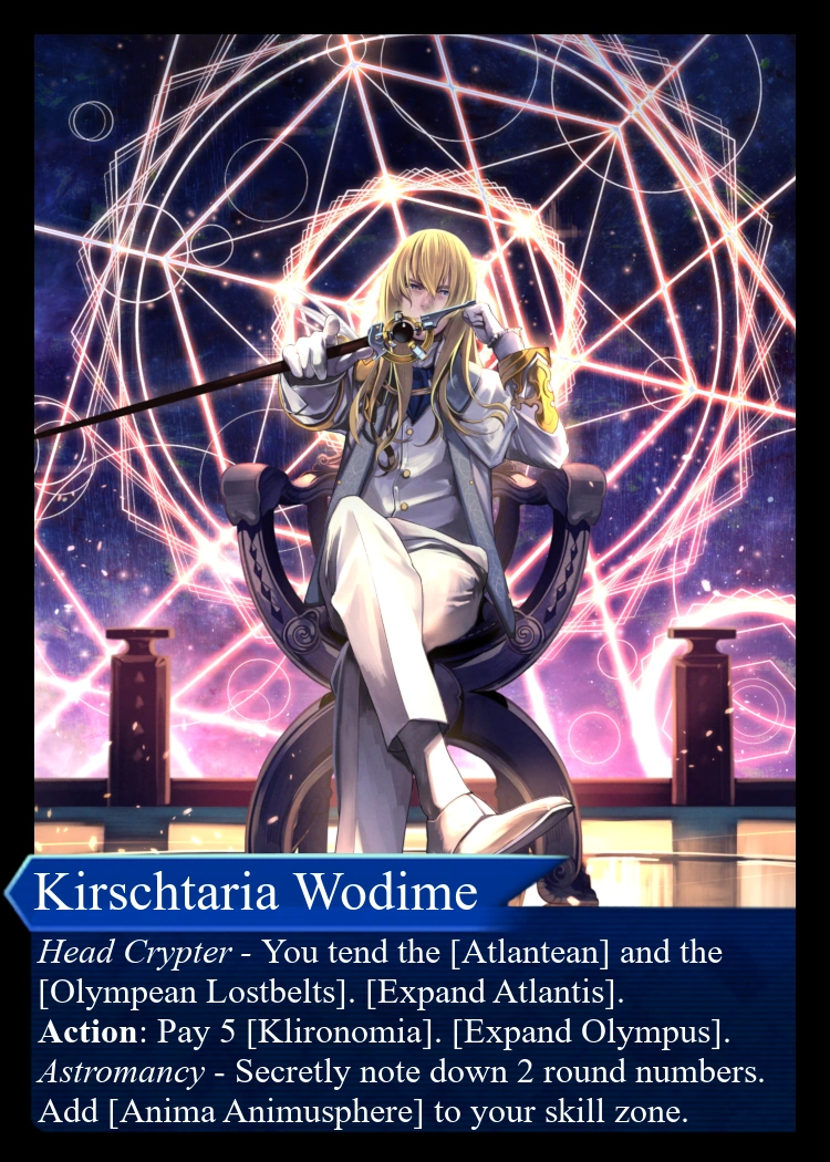 Kirschtaria Wodime (Card) | Fate/Domination Wiki | Fandom
