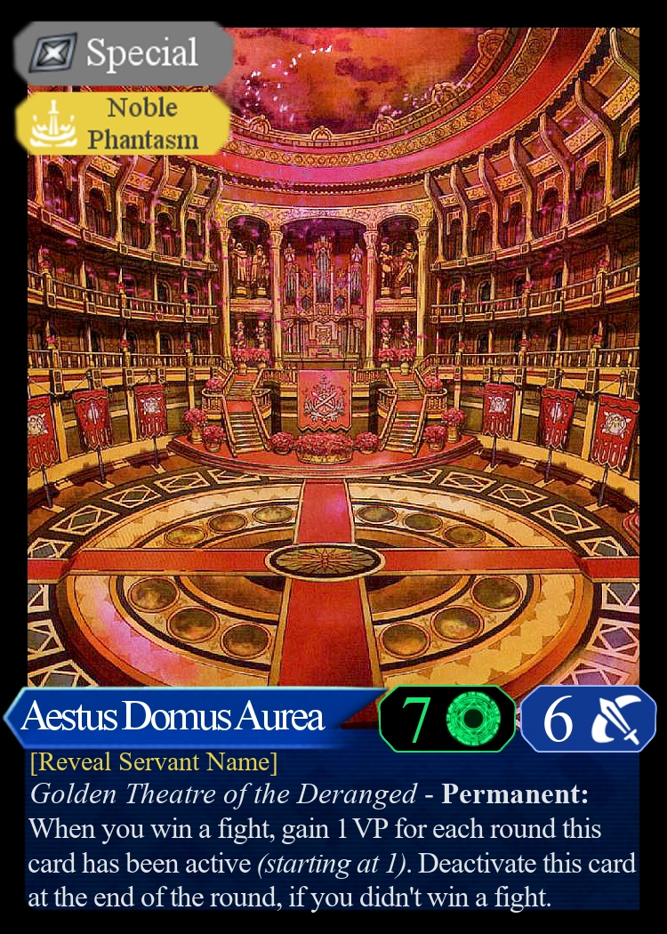 Aestus Domus Aurea | Fate/Domination Wiki | Fandom