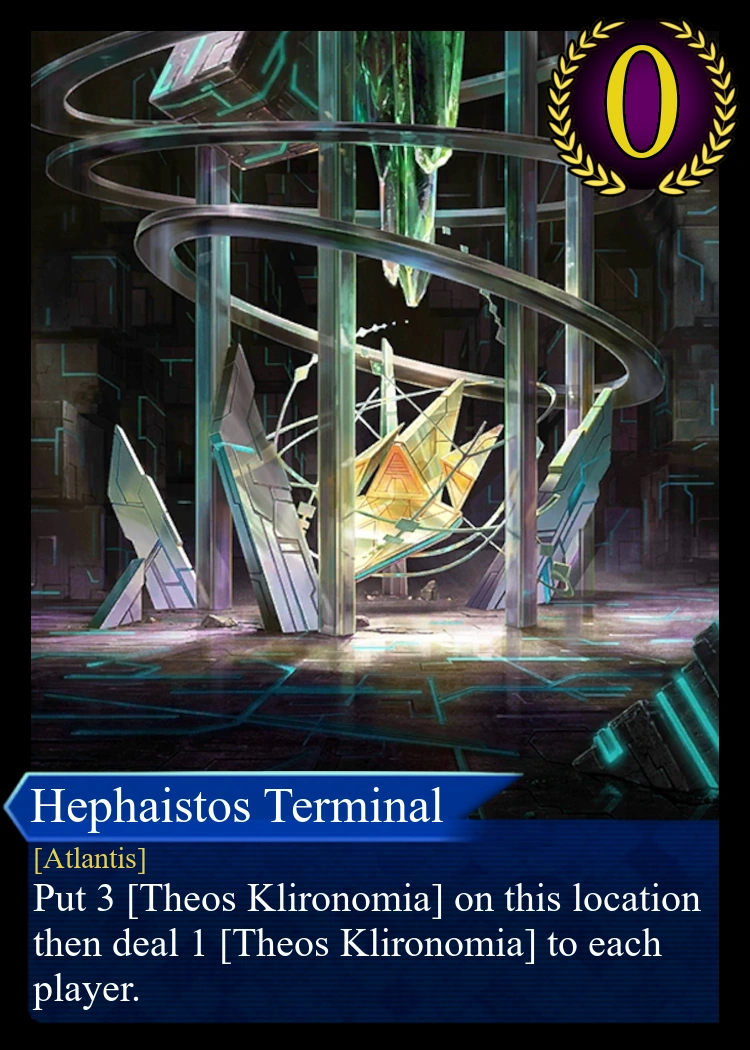 Hephaistos Terminal | Fate/Domination Wiki | Fandom