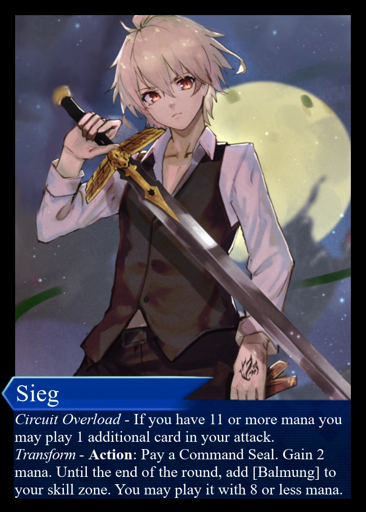 Sieg (Master Card) | Fate/Domination Wiki | Fandom