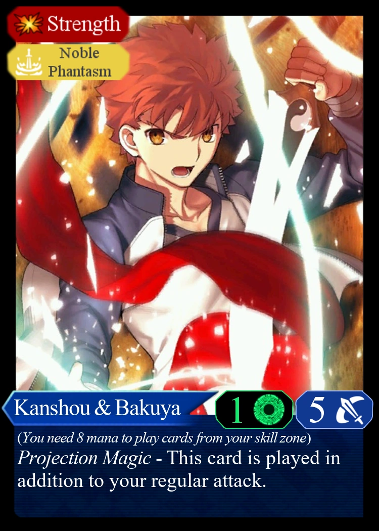 Kanshou & Bakuya (Emiya Shirou) | Fate/Domination Wiki | Fandom