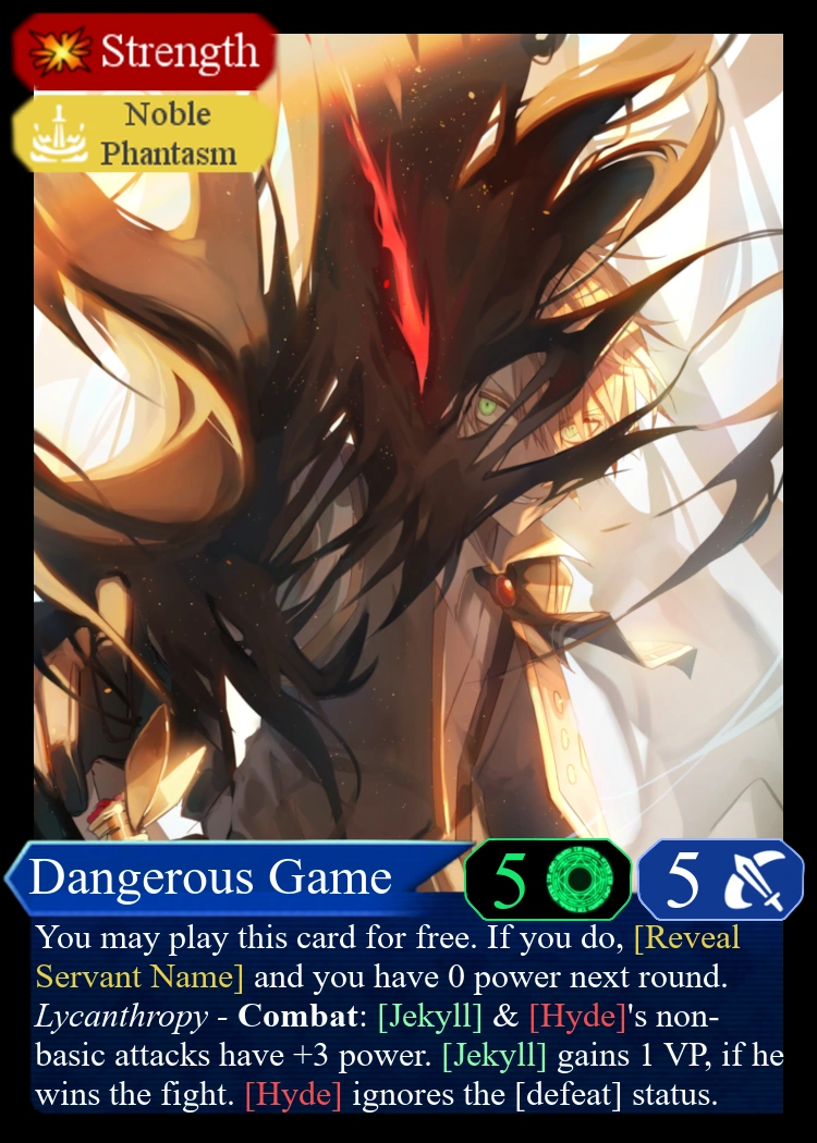 Dangerous Game (Noble Phantasm) | Fate/Domination Wiki | Fandom