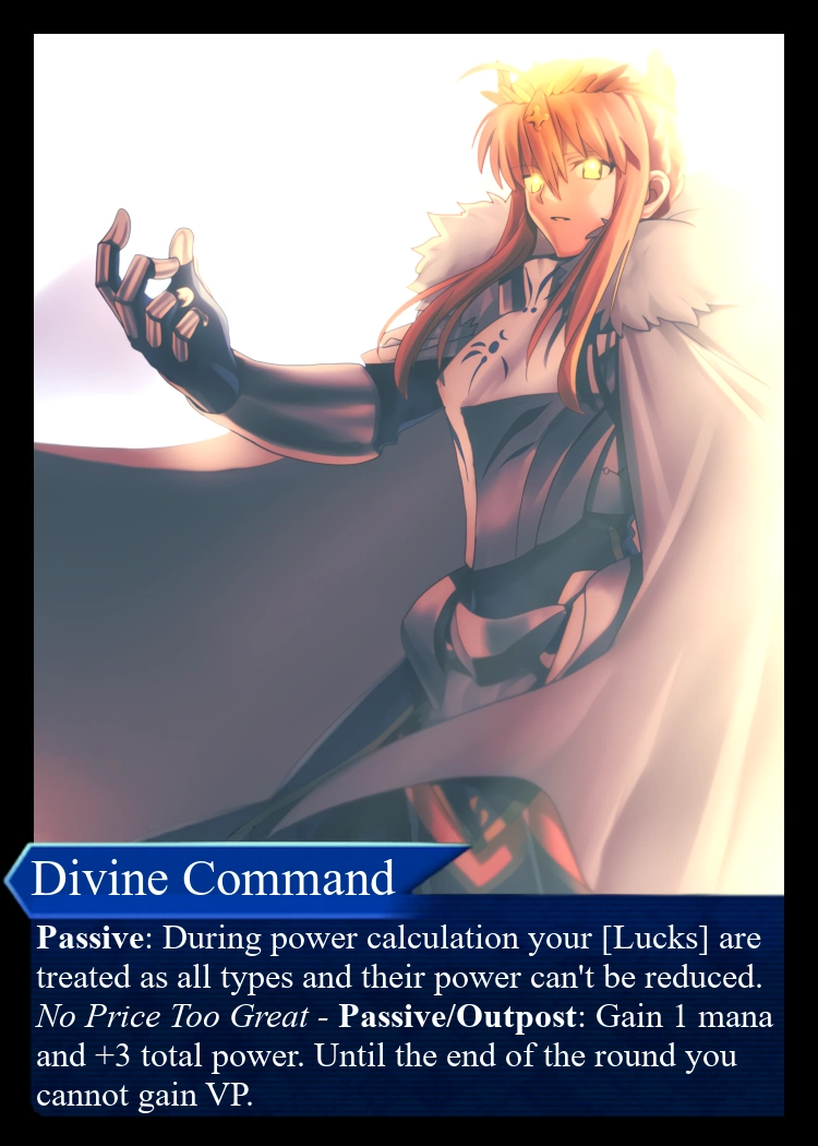 Divine Command | Fate/Domination Wiki | Fandom