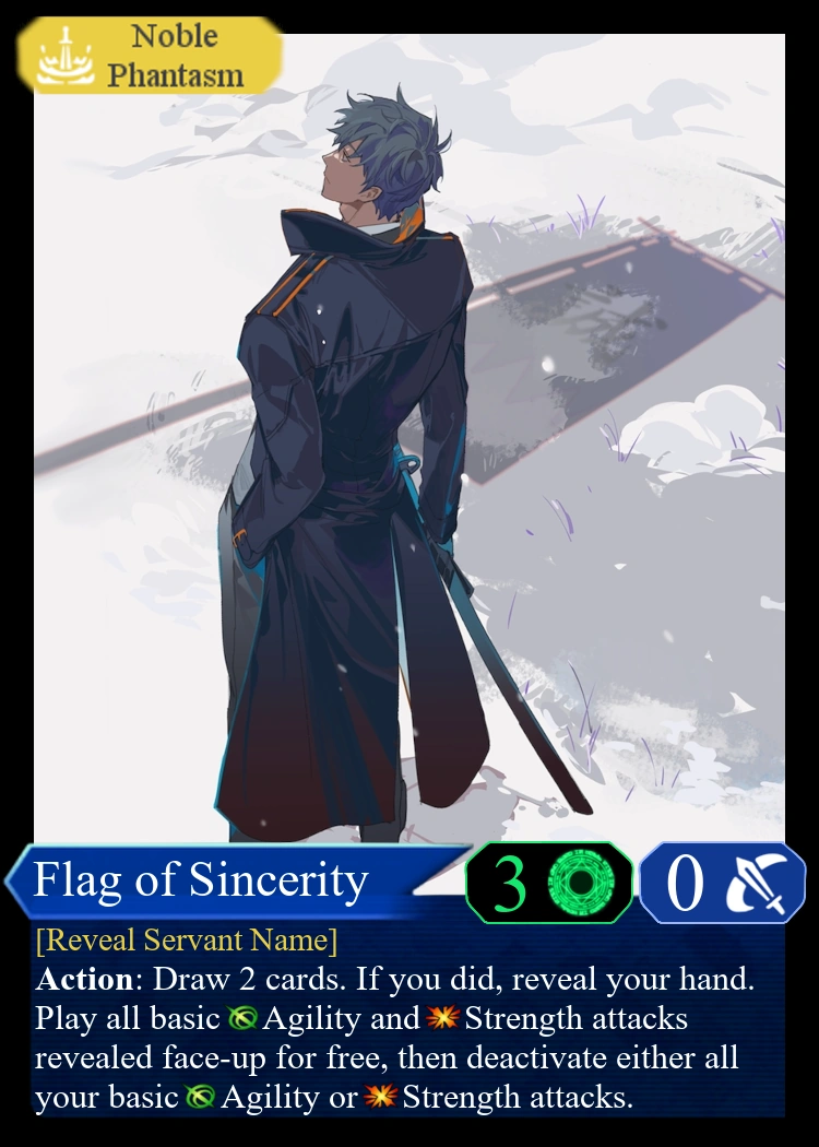 Flag of Sincerity (Saito) | Fate/Domination Wiki | Fandom
