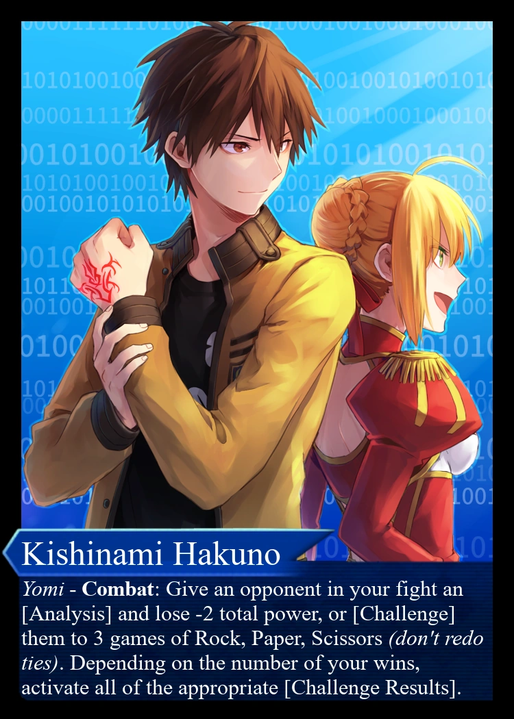 Kishinami Hakuno ♂ | Fate/Domination Wiki | Fandom
