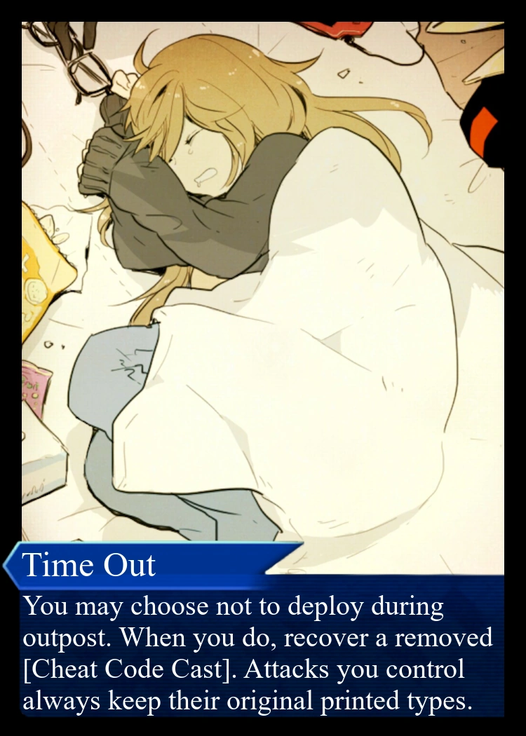 Time Out | Fate/Domination Wiki | Fandom