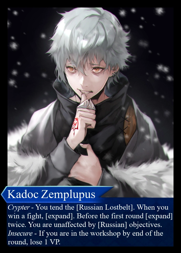 Kadoc Zemplupus | Fate/Domination Wiki | Fandom