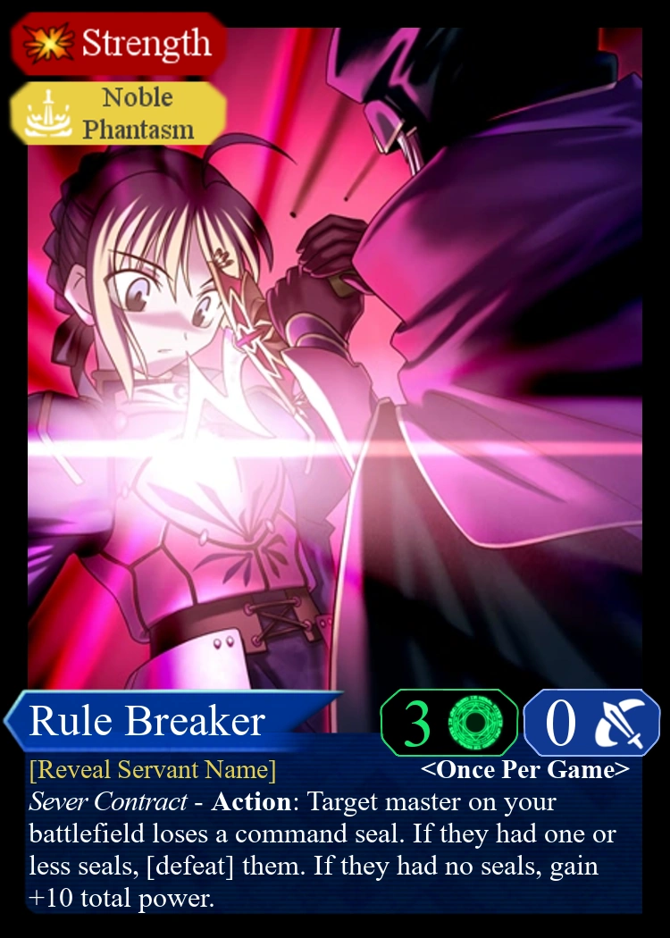 Rule Breaker | Fate/Domination Wiki | Fandom