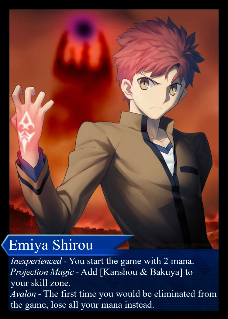 Emiya Shirou (Card) | Fate/Domination Wiki | Fandom