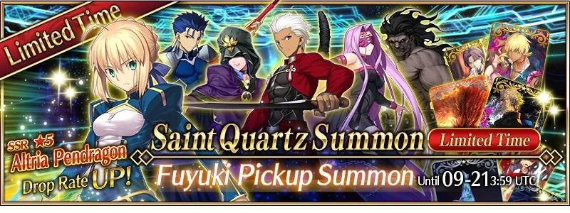 Fuyuki Pickup Summon (US) | Fate/Grand Order Wiki | Fandom