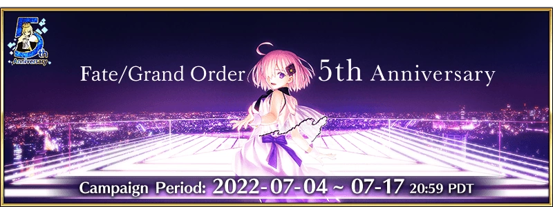 FGO Festival 2022 ~5th Anniversary~ (US) | Fate/Grand Order Wiki | Fandom