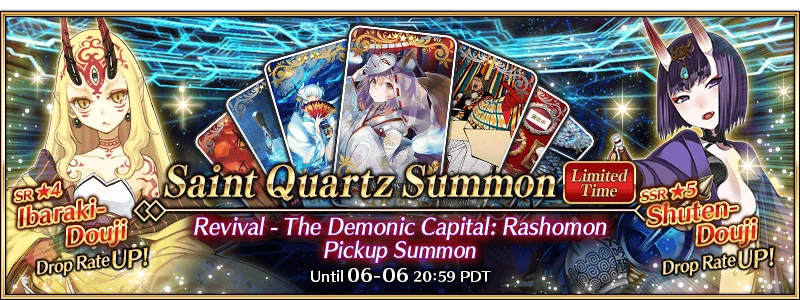 Rashomon Event Revival (US)/Summoning Campaign | Fate/Grand Order Wiki ...