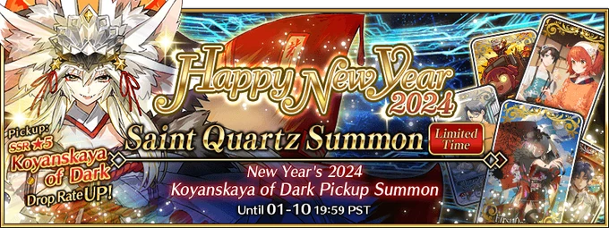 Happy New Year 2024 (US)/Summoning Campaign | Fate/Grand Order Wiki | Fandom