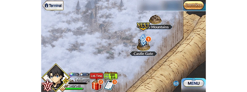 Grail Front (US)/Castle of Shining Dawn, Castle of Shadowed Dusk | Fate ...